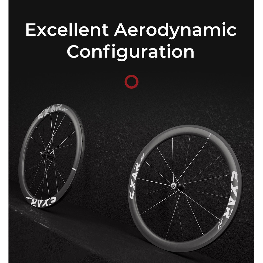 Jual Carbon Fiber Wheelset Base Series Integral Front Rear Wheels ...