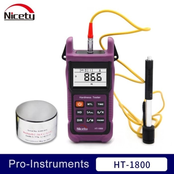 Jual Nicety HT-1800 Portable Rebound Leeb Hardness Tester Meter steel ...