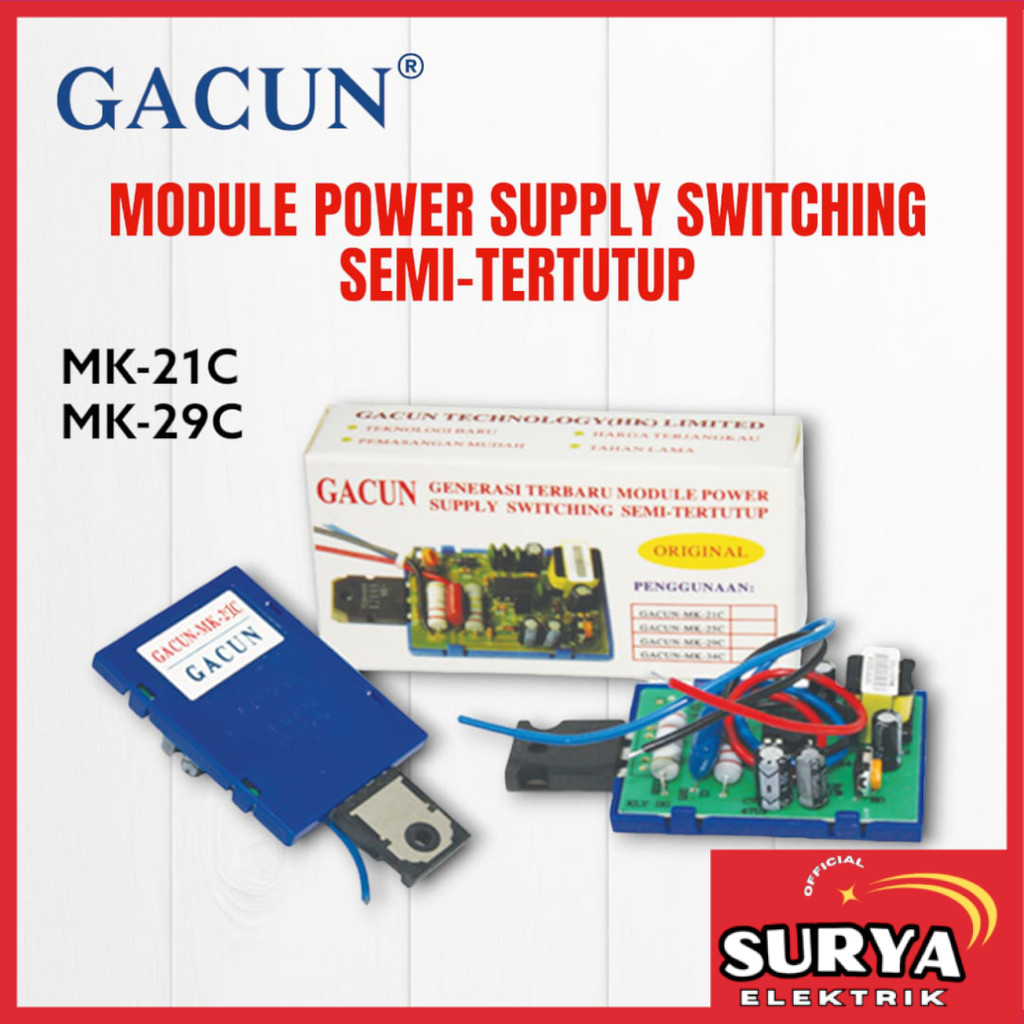 Jual Modul Regulator GACUN TV 21 / 29 Inch Power Supply Kit Switching ...