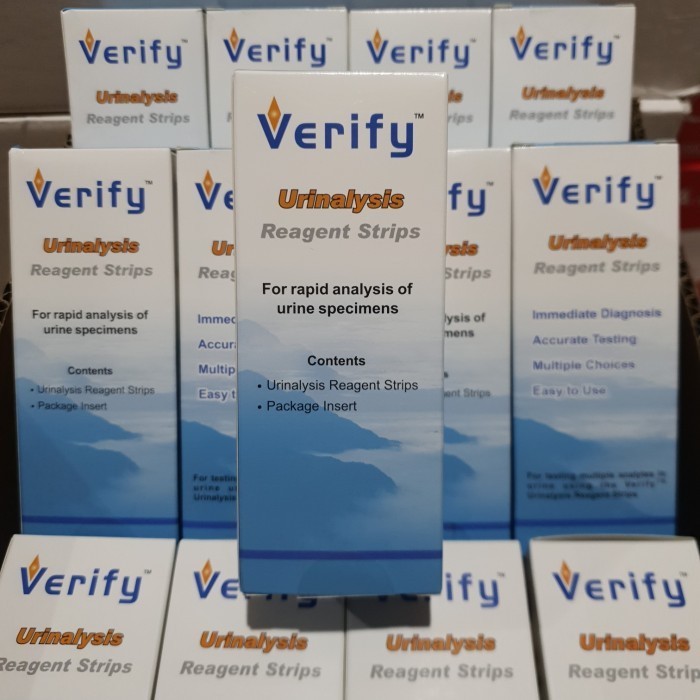 Jual Verify 10p isi 100 strip / urine test 10 parameter isi 100 stik ...