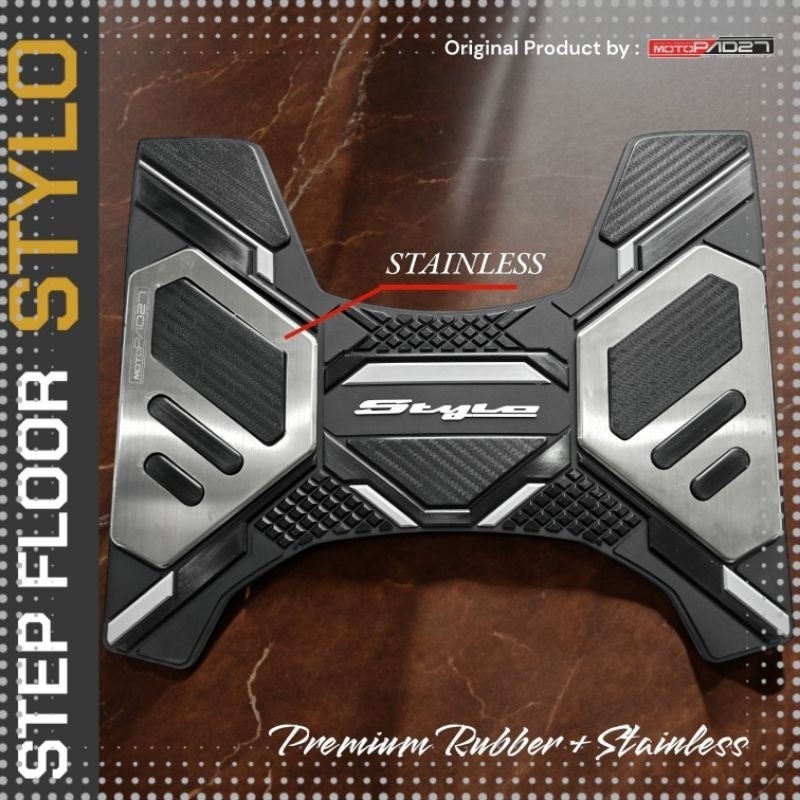 Jual premium rubber karpet motor honda stylo 160 v3 alas kaki pijakan kaki motor stylo | Shopee ...