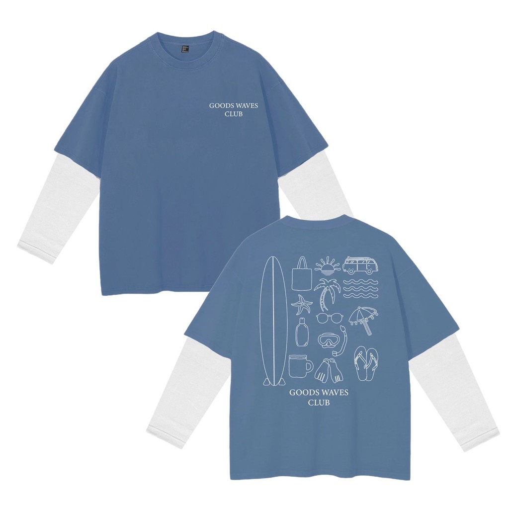 Jual Lettucy Kaos Long Slevee Double Layer | Kaos Lengan Panjang | T ...