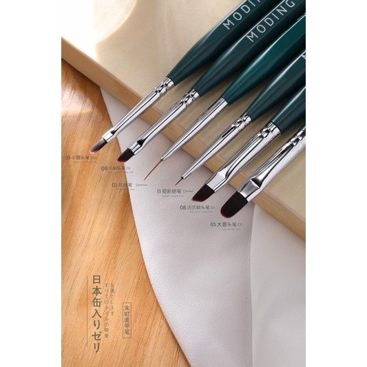Jual MODING NAIL ART BRUSH JAPAN TECH KUAS NAIL ART HIGH QUALITY KUTEK ...