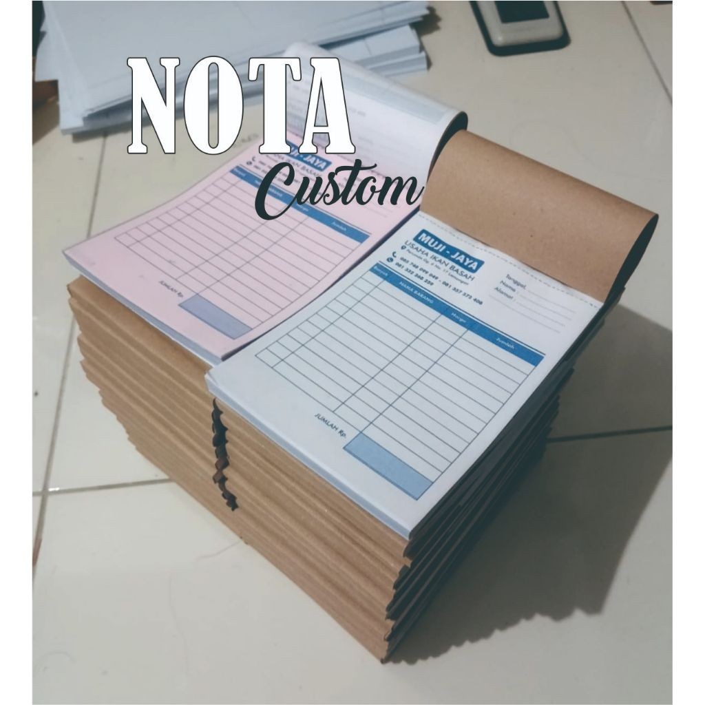Jual Cetak NOTA OLSHOP NCR FORMAL CUSTOM 2 PLY RANGKAP 2 UKURAN 10x16 ...