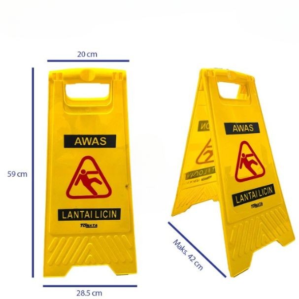 Jual Wet Floor Sign - Warning Signage - Papan Kuning Peringatan Awas ...