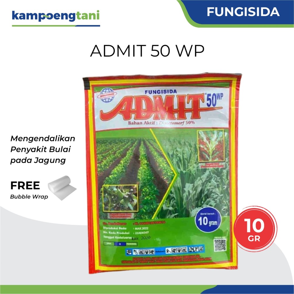 Jual Kampoeng Tani - Fungisida Admit 50 WP 10 gram Obat Penyakit Bulai ...