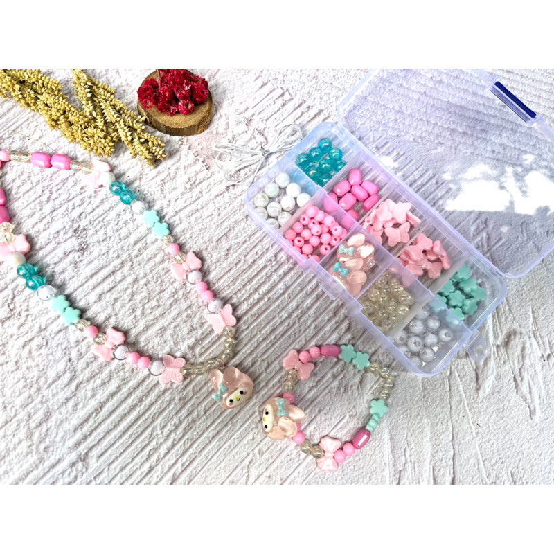 Jual DIY Manik 1 Set / Sanrio Edition - Mainan DIY Meronce Anak dengan ...