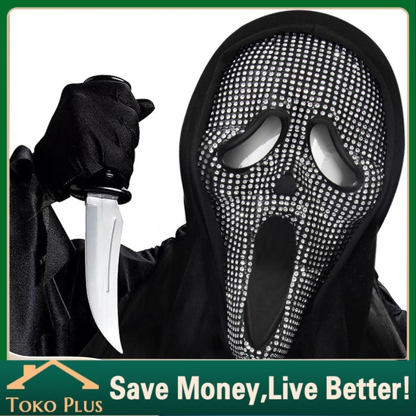 Jual Topeng Scream Skull Tengkorak Hantu Haloween Cosplay Kostum ...