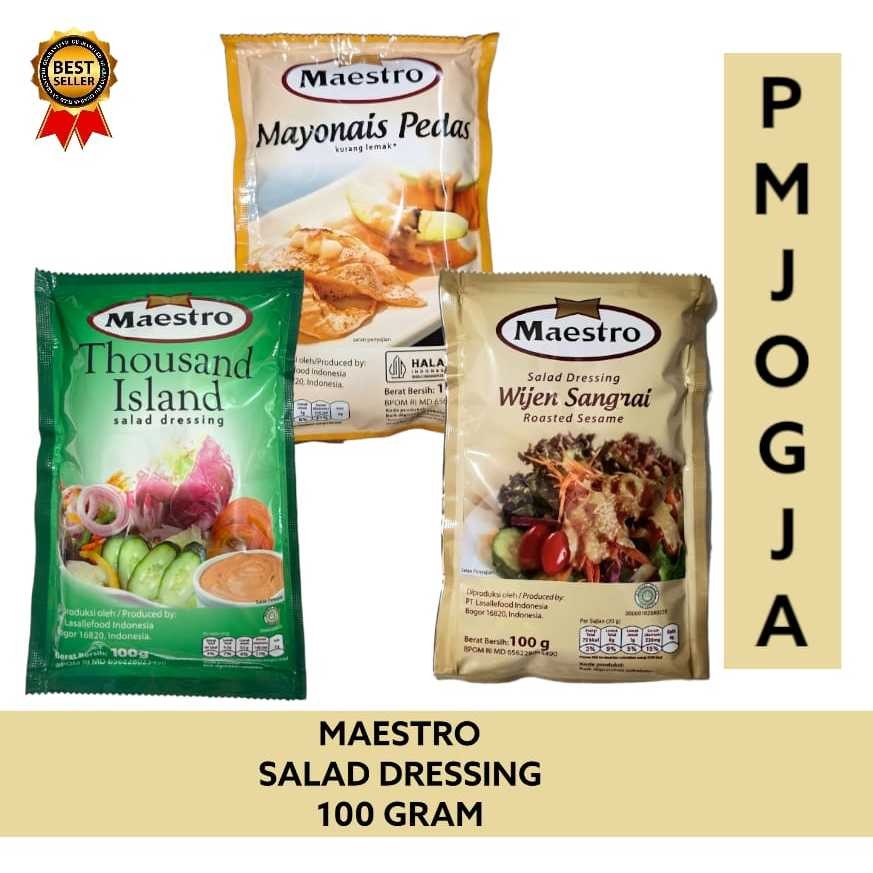Jual MAESTRO salad dressing Mayonais Thousand Island Wijen Sangrai ...