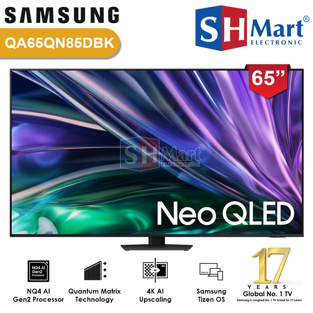 Jual SMART TV SAMSUNG 65 INCH 65QN85DB NEO QLED 4K QA65QN85DBK NEW 2024 GARANSI RESMI | Shopee ...