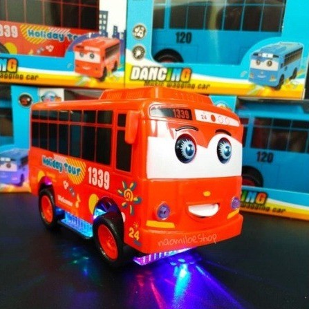 Jual Mainan Anak Mobil Bus Tayo Oleng Bisa Jalan Goyang Lampu Dan Suara BUMP AND GO | Shopee ...