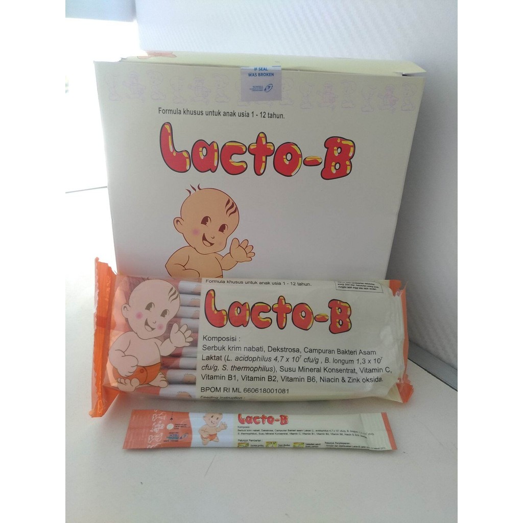 Jual lacto-B lactoB lacto B sachet / granul probiotik anak dewasa per 1 ...