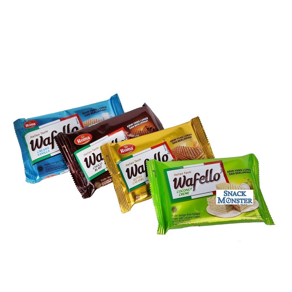 Jual Roma Wafello Regular Pack - Netto 43 gr | Shopee Indonesia