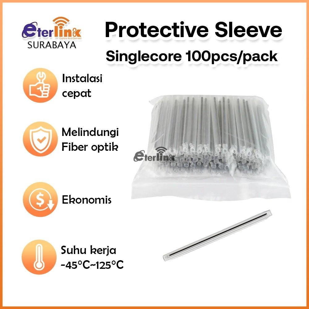 Jual 1PACK ISI 100 Pcs Fusion Splicing Protector Sleeve Fiber Optic ...