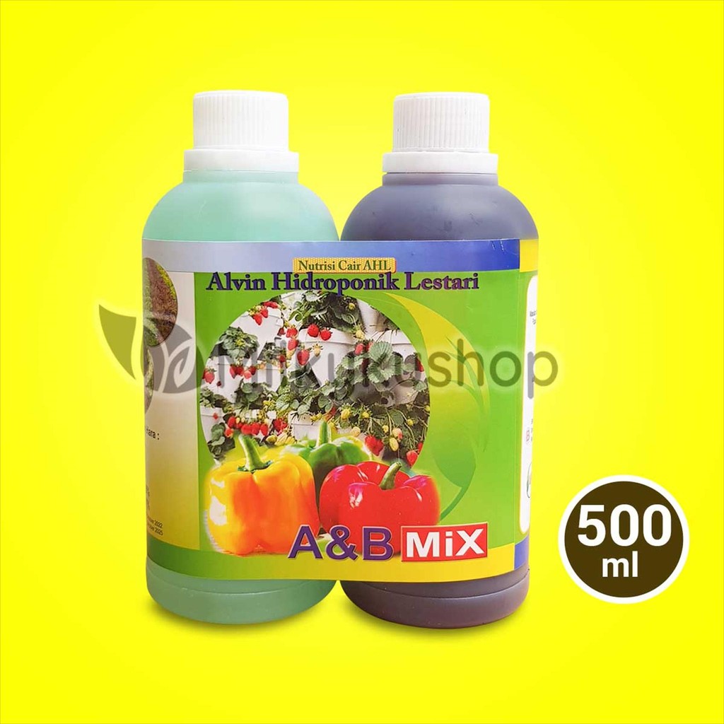 Jual PUPUK NUTRISI CAIR AHL AB MIX SAYURAN BUAH 500 ML KP HIDROPONIK | Shopee Indonesia