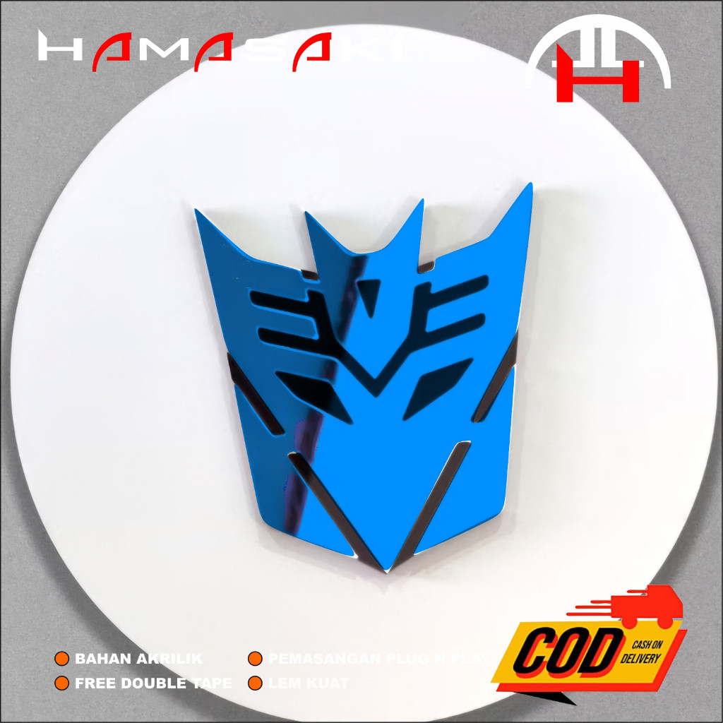 Jual EMBLEM TRASNFORMERS LOGO TRANSFOMERS EMBLEM LOGO 3D TIMBUL EMBLEM ...