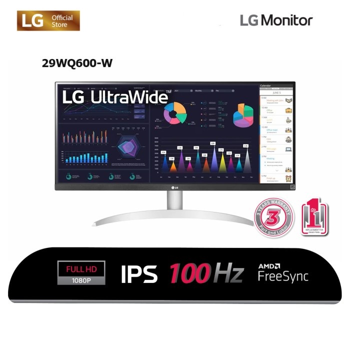 Jual LG UltraWide 29WQ600-W 29" WFHD IPS Monitor AMD FreeSync HDR10 ...