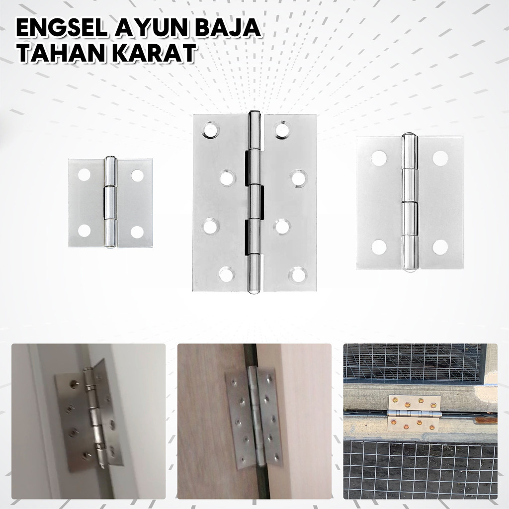 Jual 10 pcs Engsel Pintu Kandang untuk kotak Engsel Kupu Kupu Engsel ...