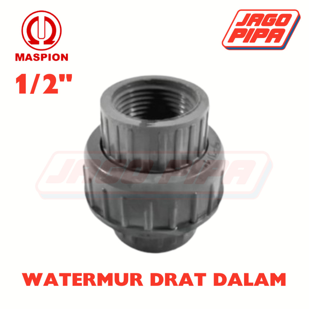 Jual Maspion Watermur Drat Dalam 1/2 Inch Watermoor 1/2" Water Moor Water Mur Union Socket ...