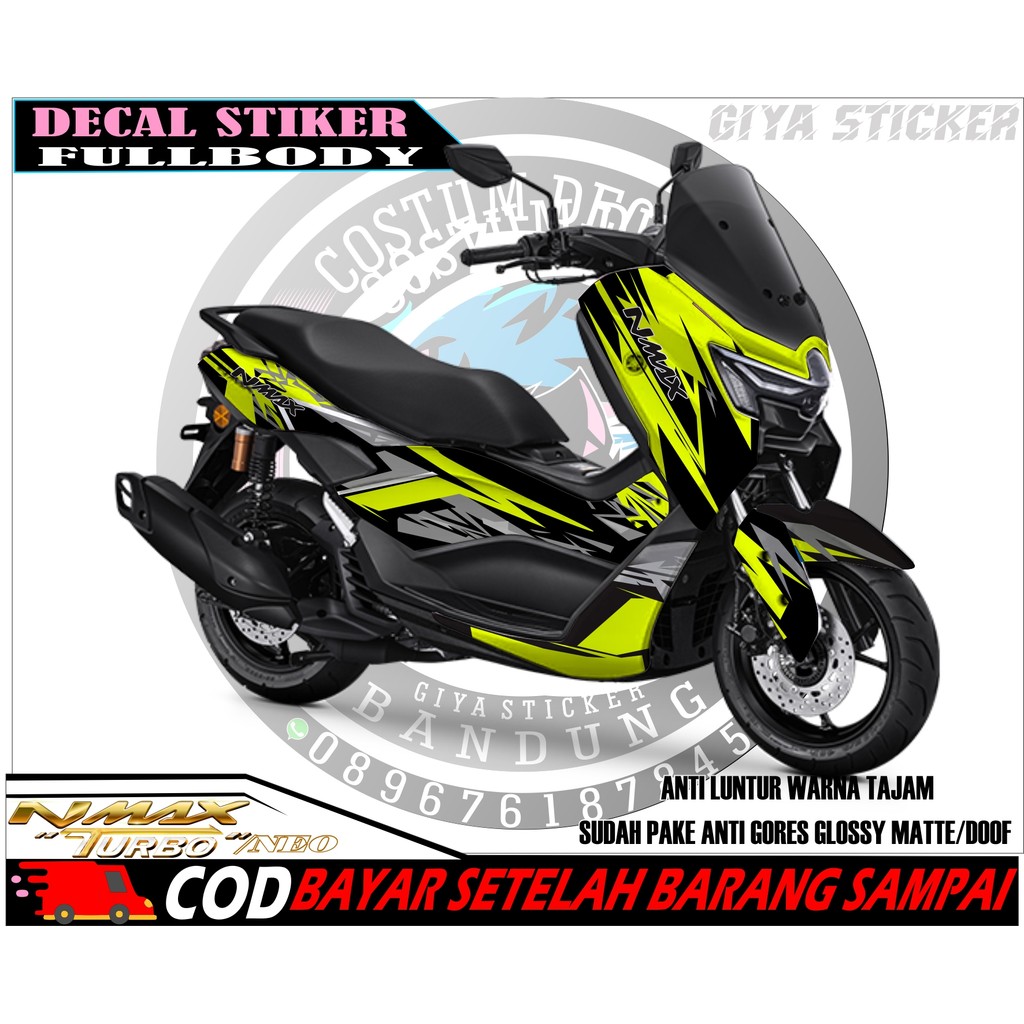 Jual Sticker Decal Stiker Nmax Turbo/Neo New Fullbody GRAFIS TERBARU ...