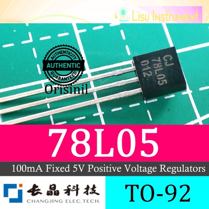 Jual WS78L05 78L05 Voltage Regulator 5V 100mA Transistor Triode - CJ ...