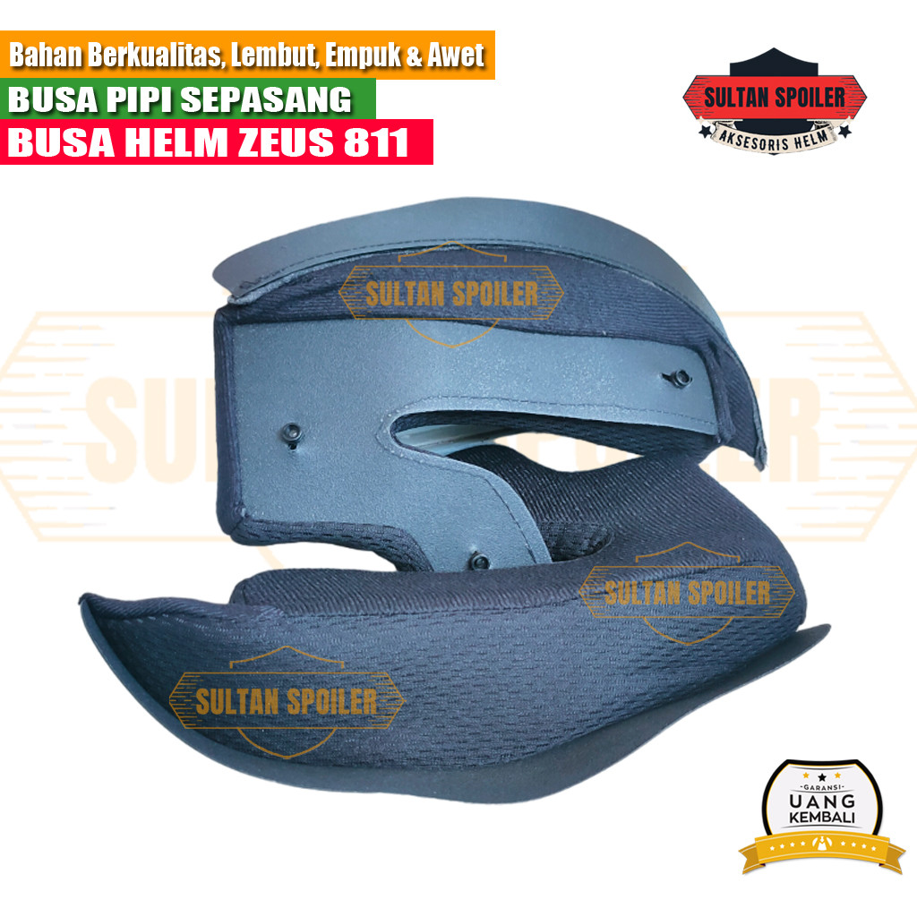 Jual Busa Helm Zeus 811 Full Face Busa Pipi S M L Cheek Pad Spon Pipi ...