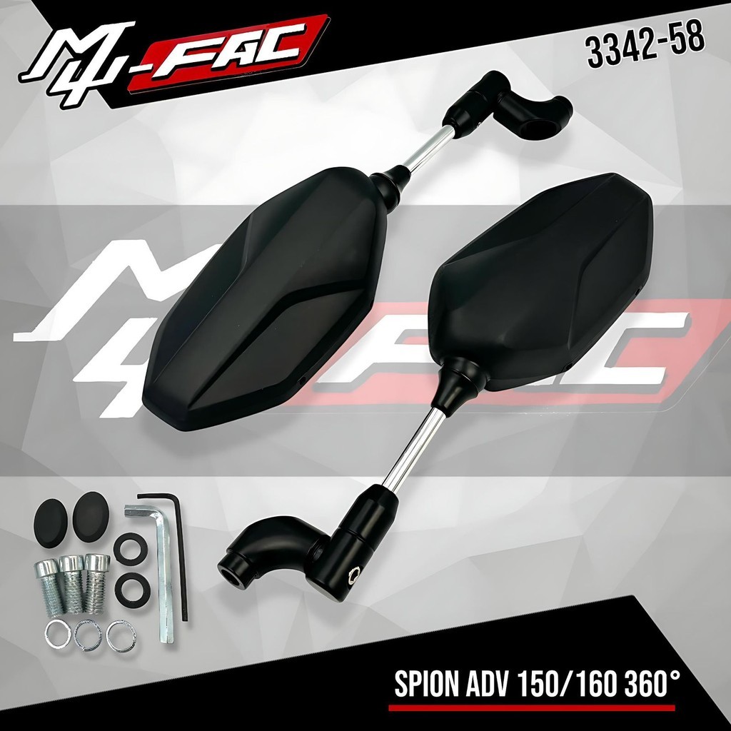 Jual Spion FAC Model Standar ADV 150/160 360 Derajat Universal Motor ...