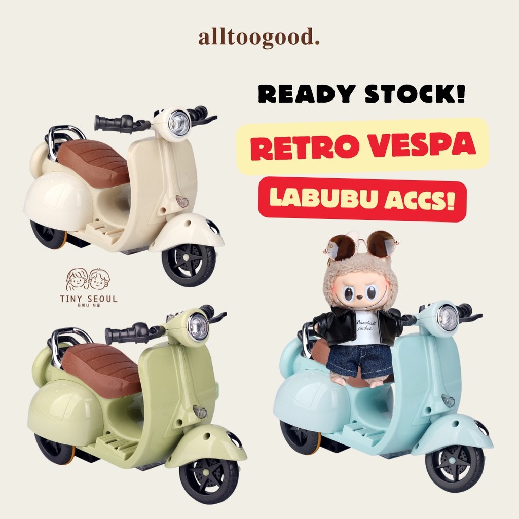 Jual TINY SEOUL LABUBU RETRO VESPA - LABUBU VESPA - Aksesoris Labubu ...
