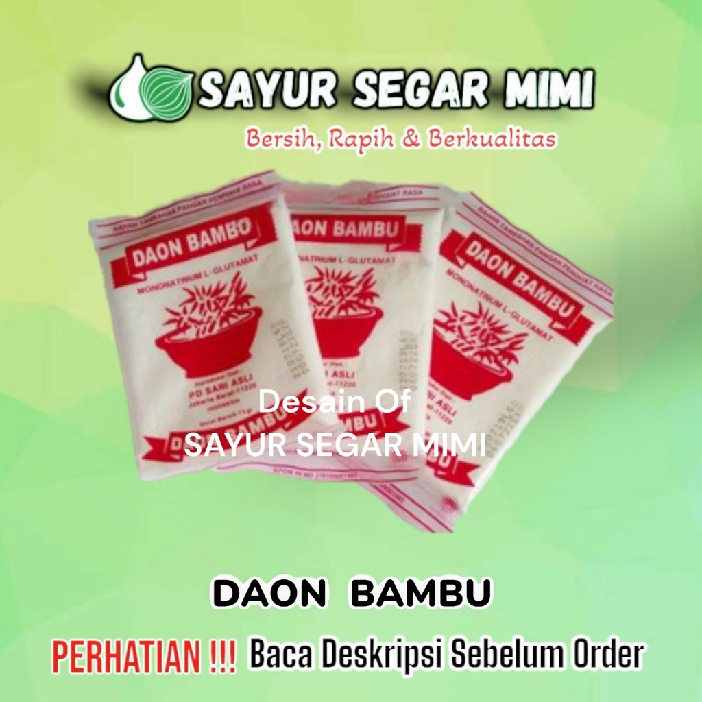 Jual Vetsin Cap daon Bambu 73 gram - Sayur Segar Mimi | Shopee Indonesia