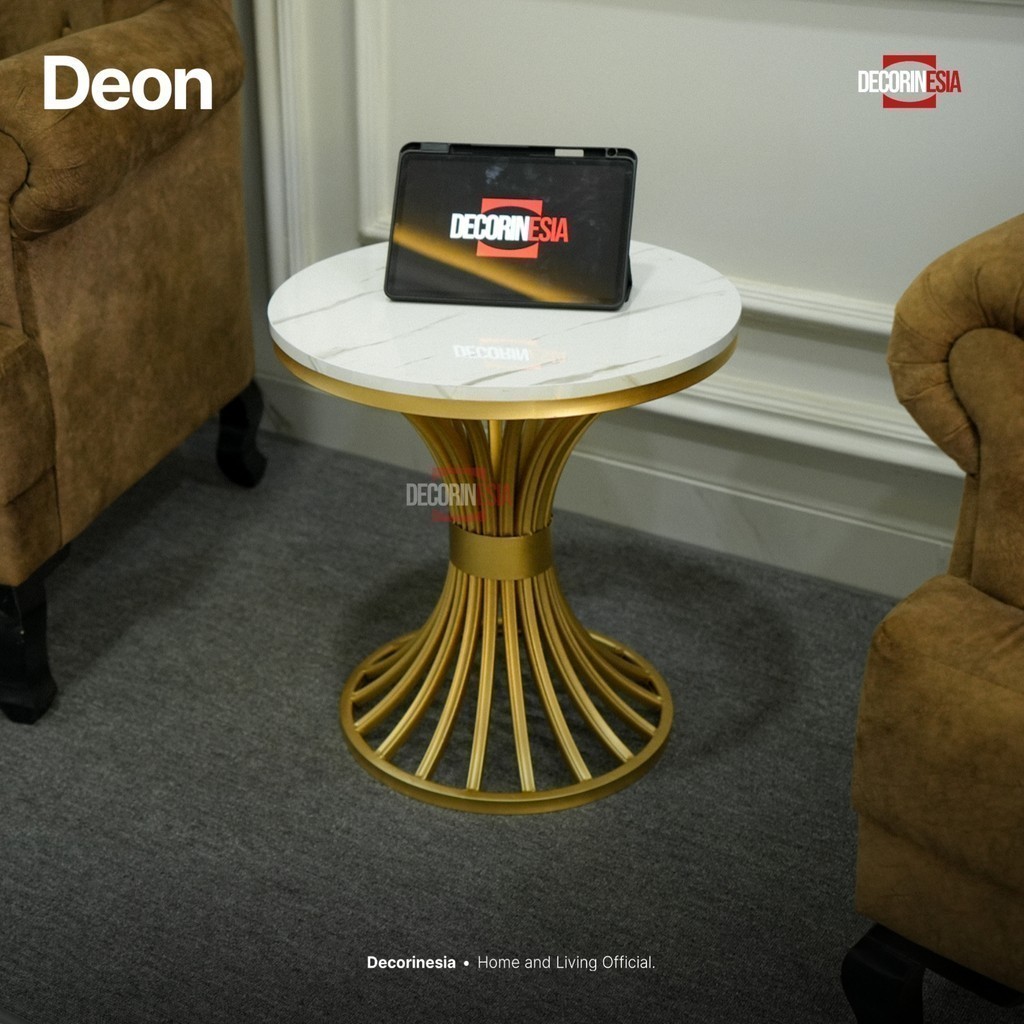 Jual Decorinesia Meja Tamu Besi Minimalis Modern | Meja Sofa Aesthetic ...