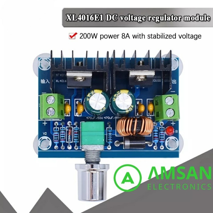 Jual XH-M401 DC Step Down 8A 200W Buck Converter XL4016 PWM XL-4016 | Shopee Indonesia