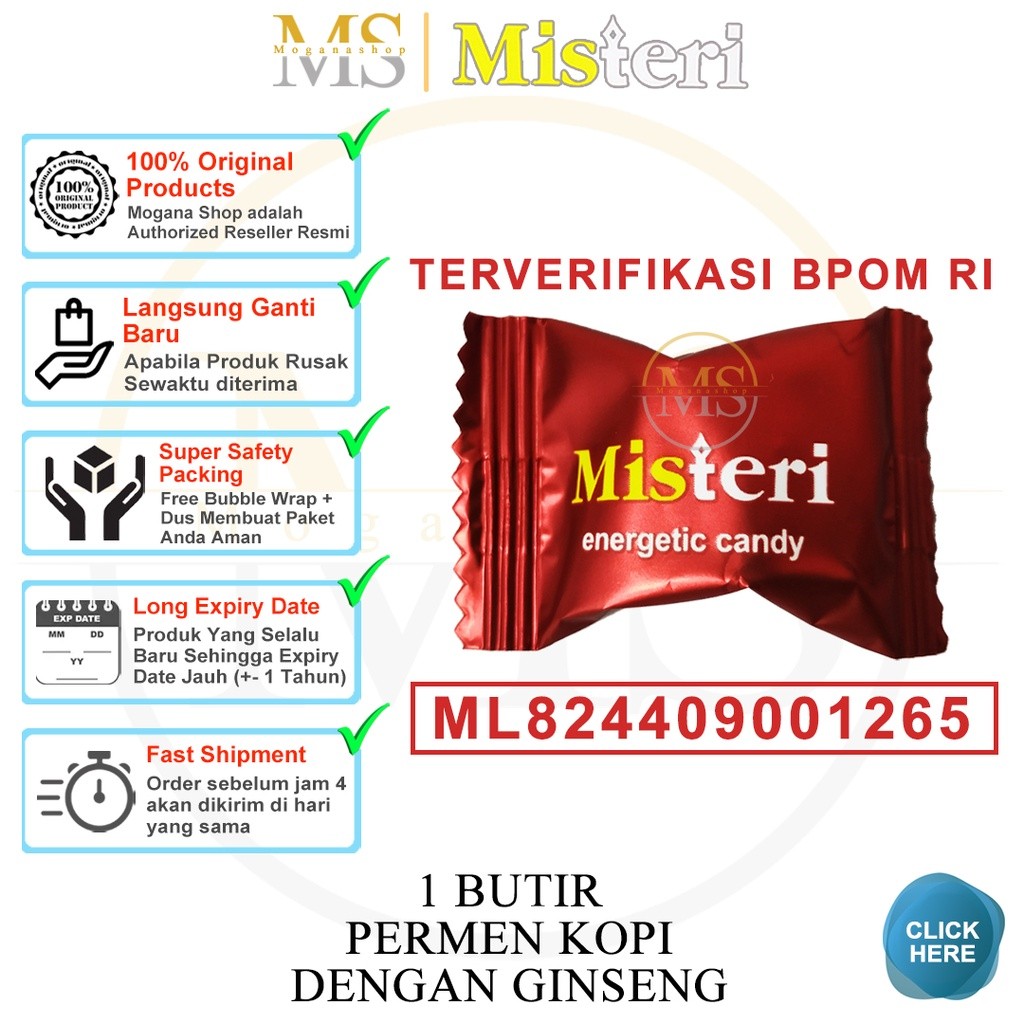 Jual Permen Misteri Candy Eceran 1 Pcs Original BPOM - Permen Kopi ...