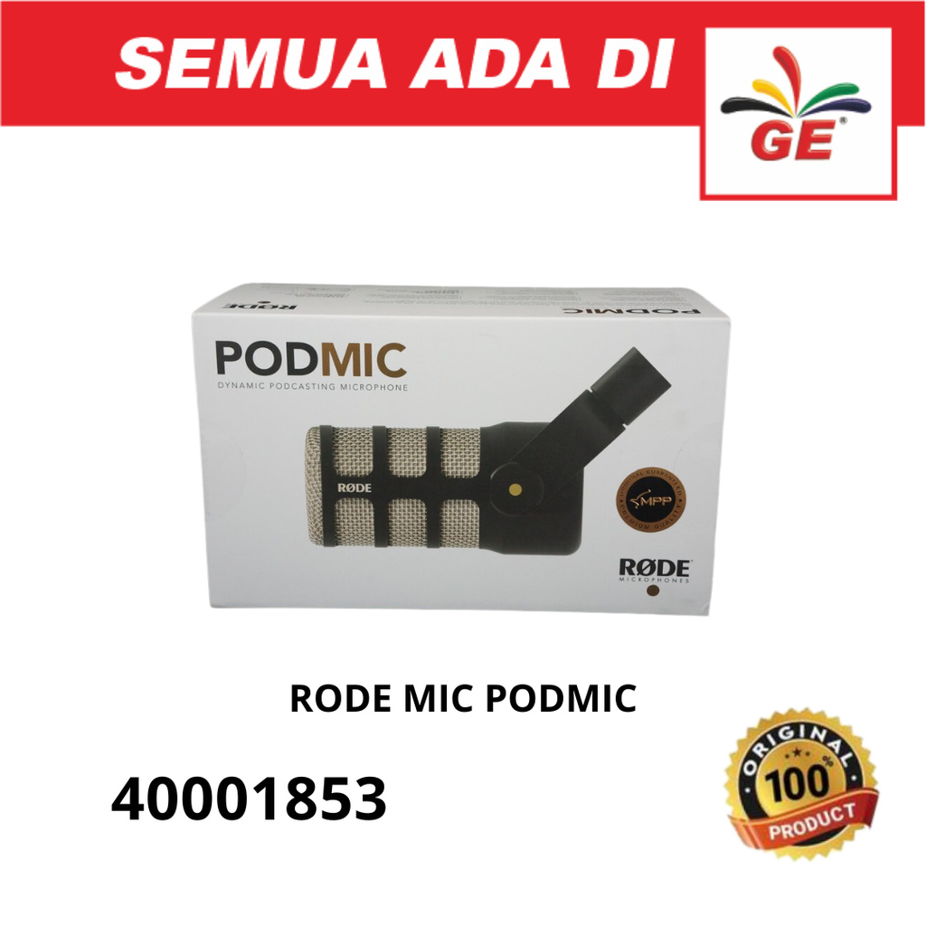 Jual Microphone Dynamic Podcast RODE Pod Mic RODE Podmic Rode Pod-Mic ...