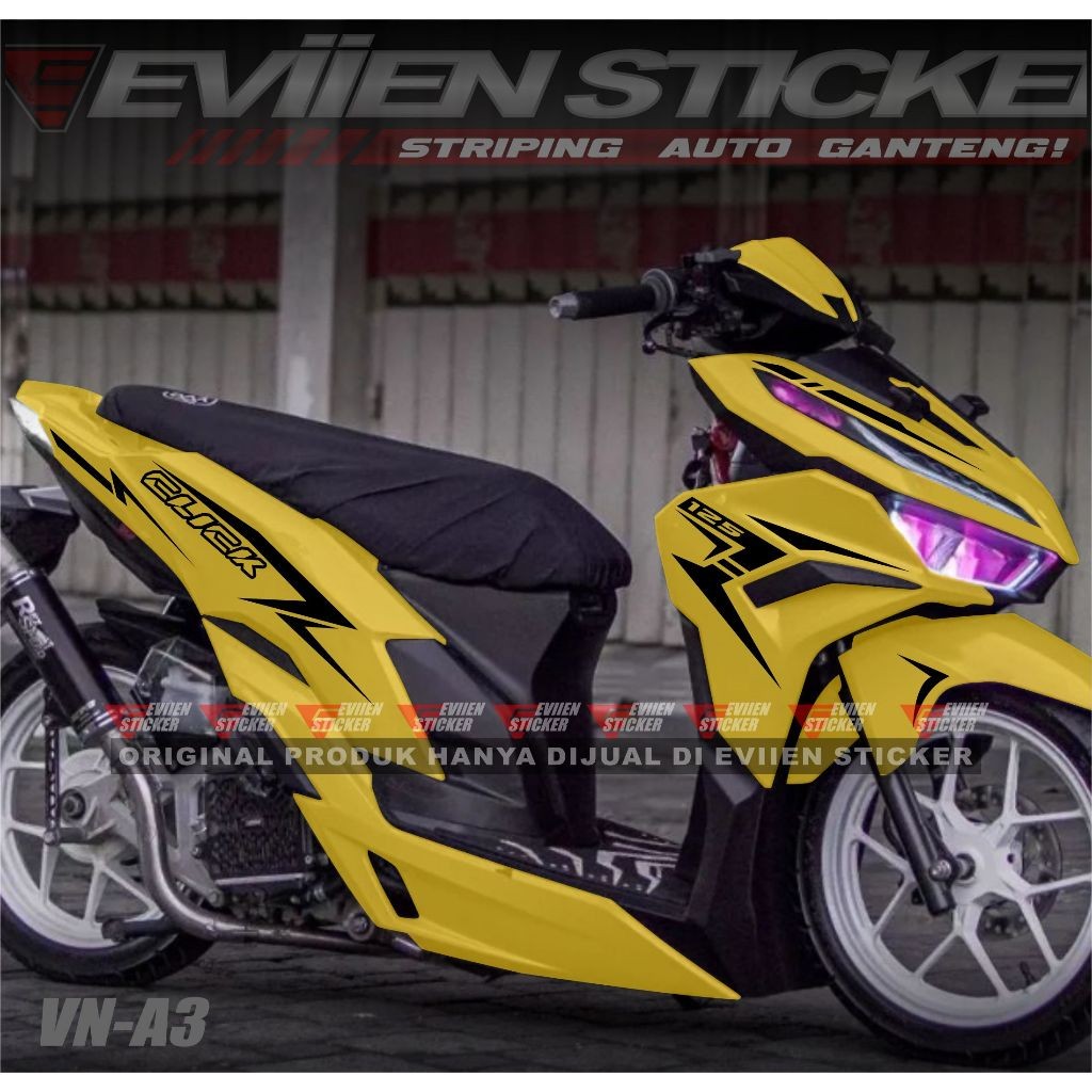 Jual STRIPING MOTOR VARIO 125 GEN 2 TAHUN 2023 2024 STRIPING VARIASI VARIO NEW 125 CUTTING ...
