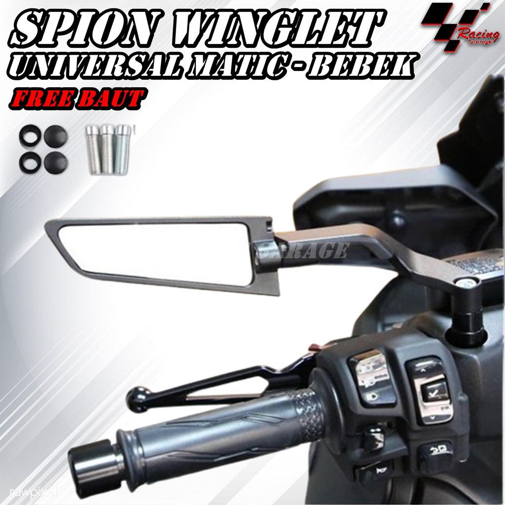 Jual SPION WINGLET MATIC BEBEK STEALTH WINGLED UNIVERSAL BEAT VARIO ...
