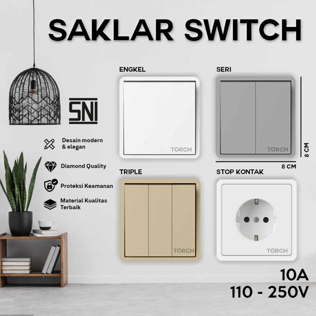 Jual Saklar Minimalis INBOW IB Engkel Seri Triple Stop Kontak Modern ...