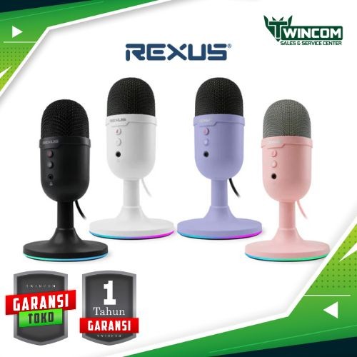 Jual Rexus MIC DM2 XORA II RGB - Microphone Gaming Condenser BERGARANSI ...