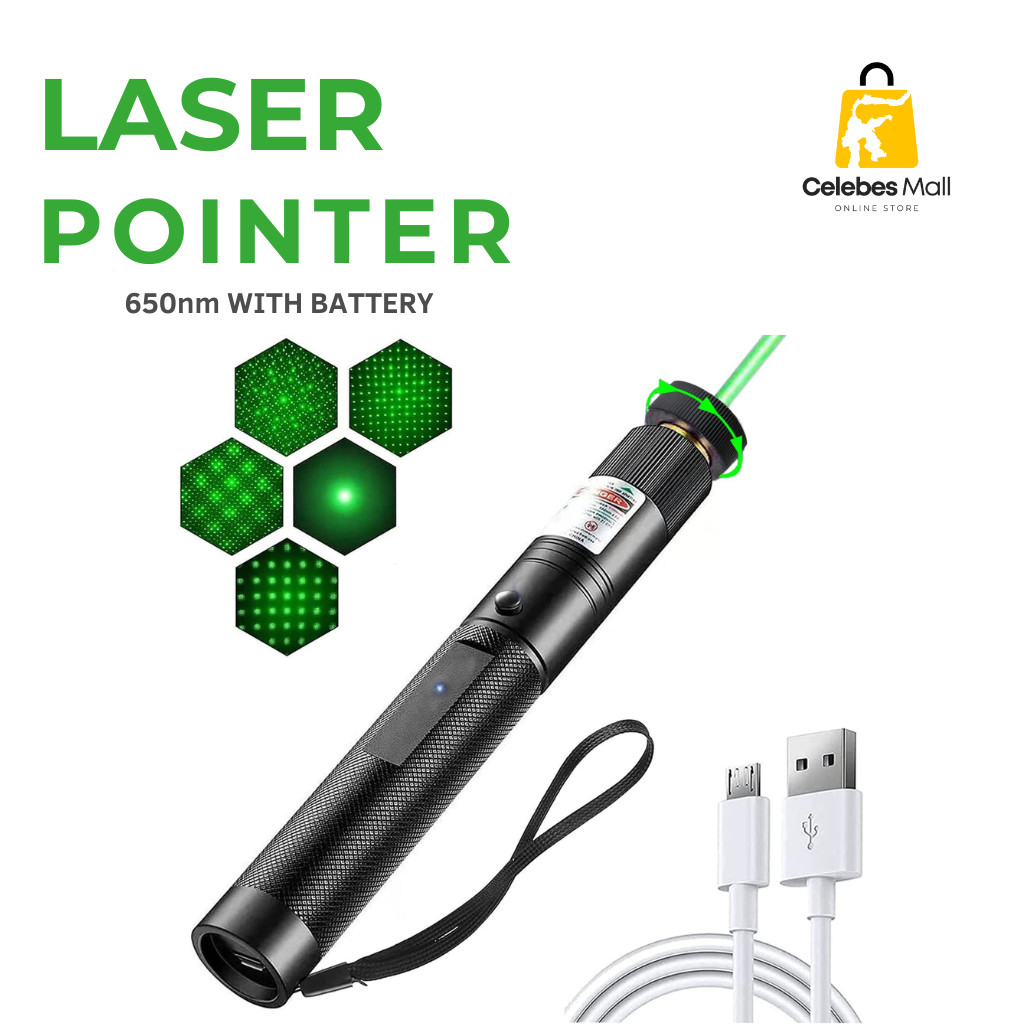 Jual Super Power Laser Pointer Green Beam (Bahan metal) - Green ...
