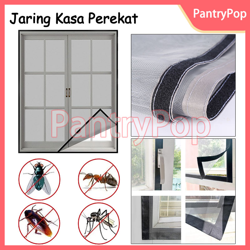 Jual Kelambu Jendela Anti Nyamuk / Jaring Kasa Perekat / Dapat Dilepas ...