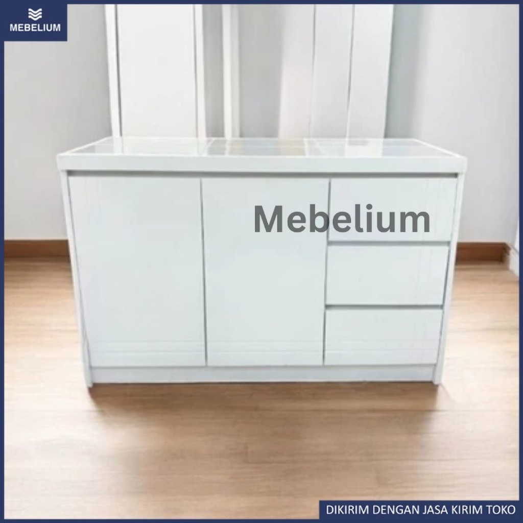 Jual Kitchen Set Bawah Minimalis Kayu Solid – Meja Dapur Tanpa Handle ...