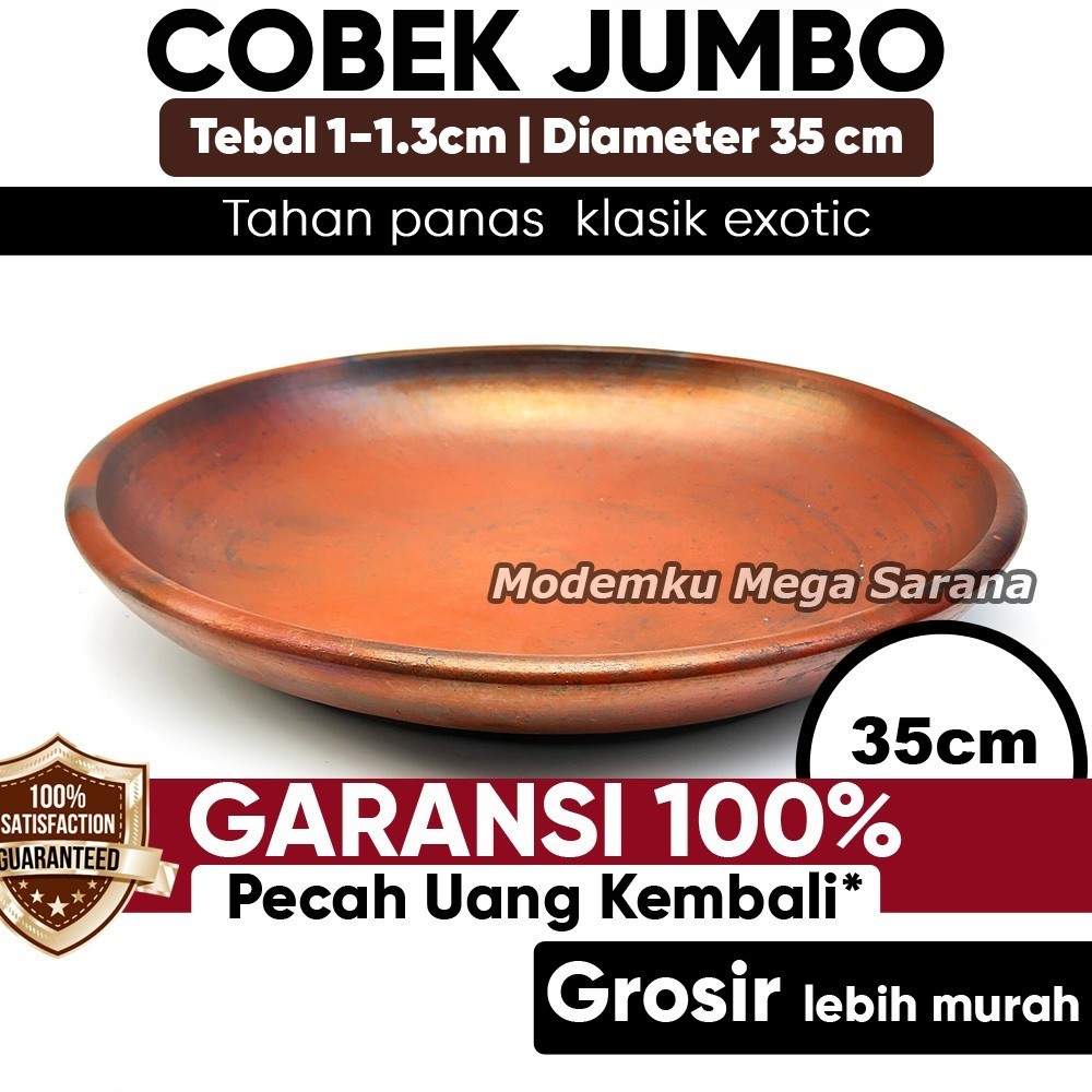 Jual Pawon Gerabah | Cobek Jumbo Besar Tanah Liat Layah Cobek Bakar ...