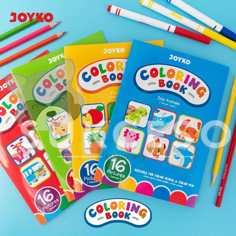 Jual JOYKO Coloring Book CLBK-3501/3503 - Buku Mewarnai Gambar Anak ...