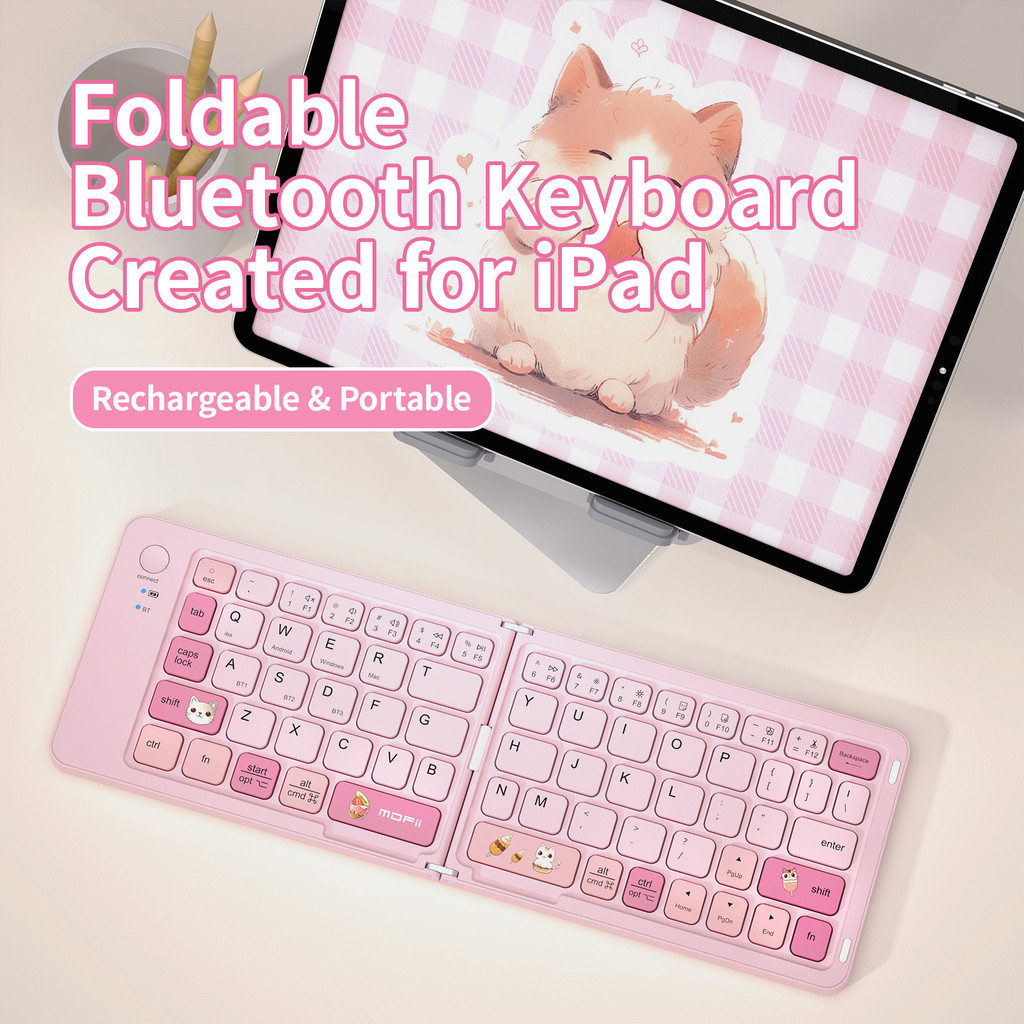 Jual Z1 10-Inch Bluetooth Wireless Mini Mute Keyboard With Square Keys ...