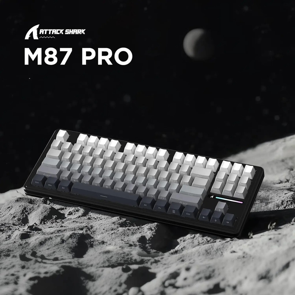 Jual Attack Shark M87 Pro Wireless Mechanical Keyboard - Tri-Mode (BT/2 ...