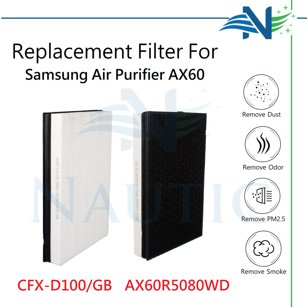 Jual NAUTIC HEPA Filter Samsung Air Purifier AX60 AX60R5080WD AX5000 ...