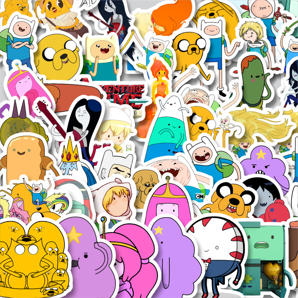 Jual Stiker Cutting Pack Stiker Kartun Series Adventure Time Character ...