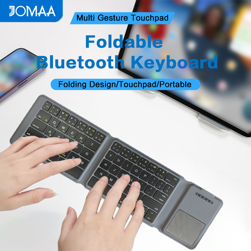 Jual Foldable Bluetooth Keyboard, Folding Wireless Keyboard with ...