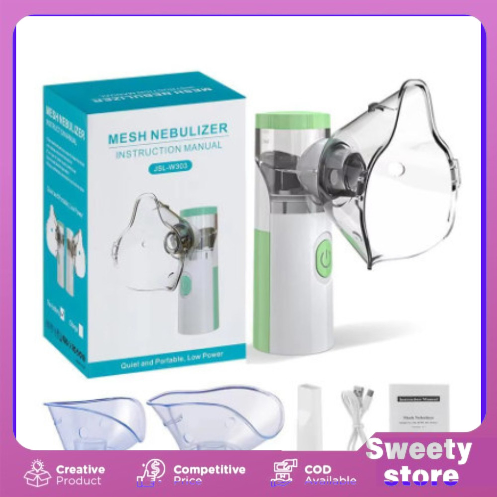 Jual Alat Uap Terapi Pernapasan Nebulizer Portable Handheld Nebulizer Inhaler Atomizer Anak dan ...