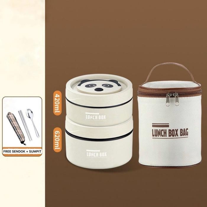 Jual TERBARU Lunch Box Kotak Makan Rantang Stainless Steel / Kotak ...