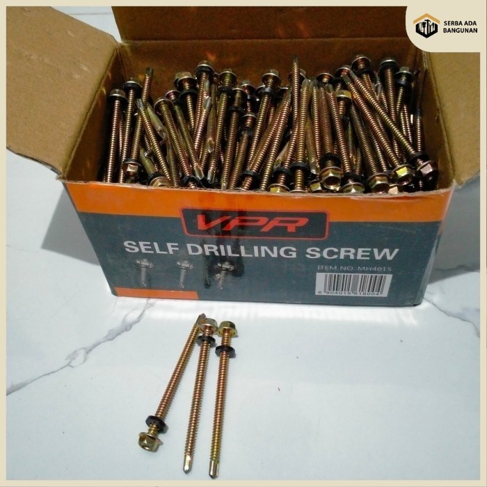 Jual SAB baut roofing 12 x 70 baut rofing 7cm 1box / baut roofing baja ...